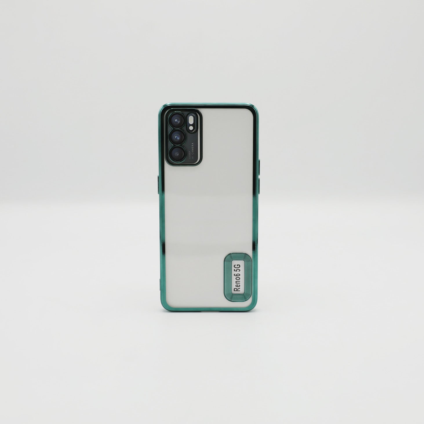 Oppo Mobile Pouch Reno 6 5G Green Transparent Back - Rs. 500 | Iftikhar ...