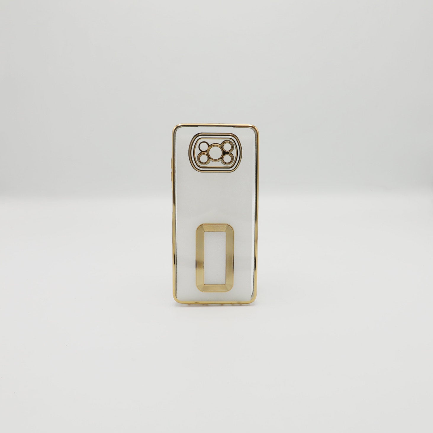 Infinix Mobile Pouch for Poco X3 - Golden Transparent Back | Rs. 450 ...