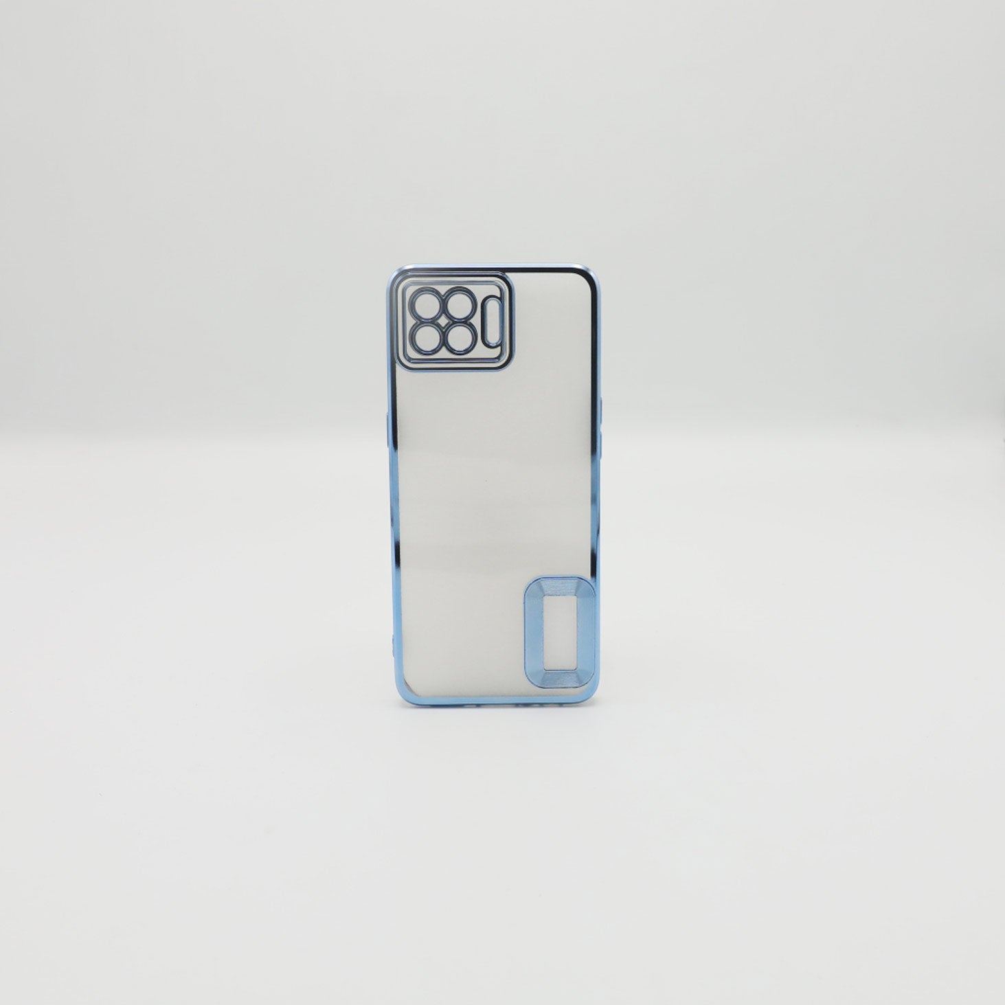 Oppo Mobile Pouch F17 Pro Sky Blue Transparent Back - Rs. 450 ...