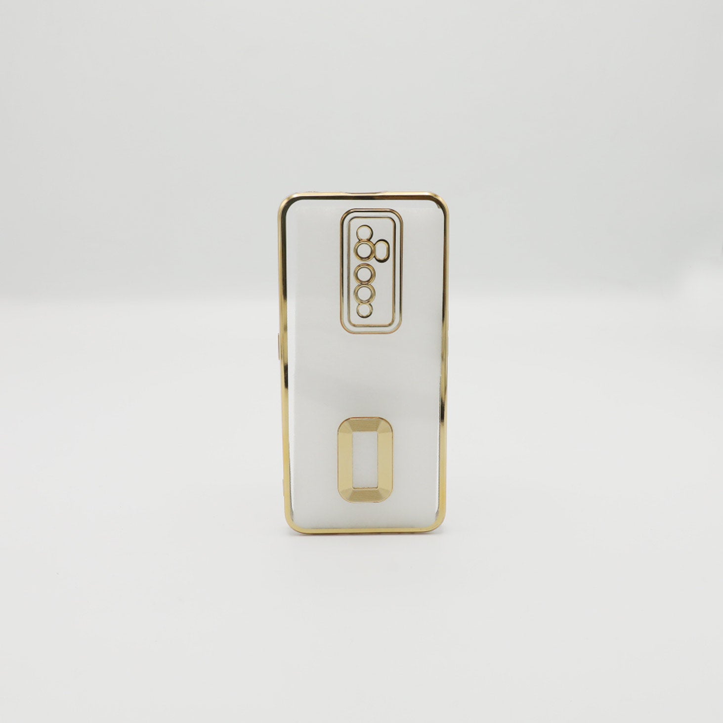 Oppo Mobile Pouch Reno 2F Golden Transparent Back - Rs. 450 | Iftikhar ...