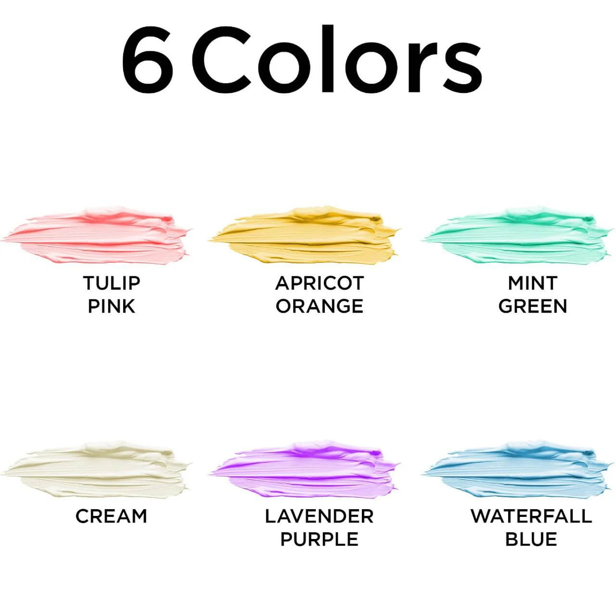 Studio Acrylic Paint 25 ml | Set of 6 | All Shades | Bluebird | Vibrant ...