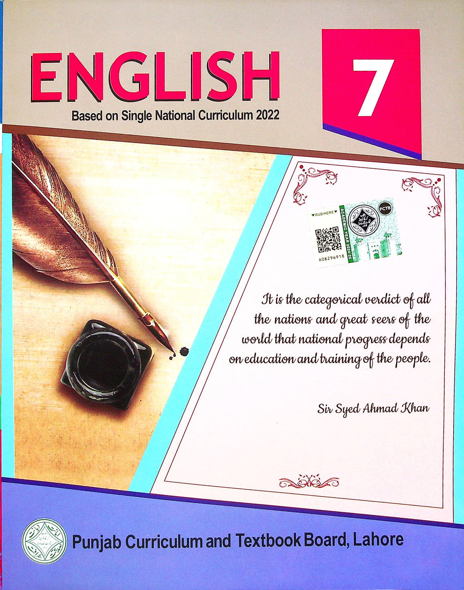 English | Class 7 | PTB | 1st Edition – Iftikhar Book Depot
