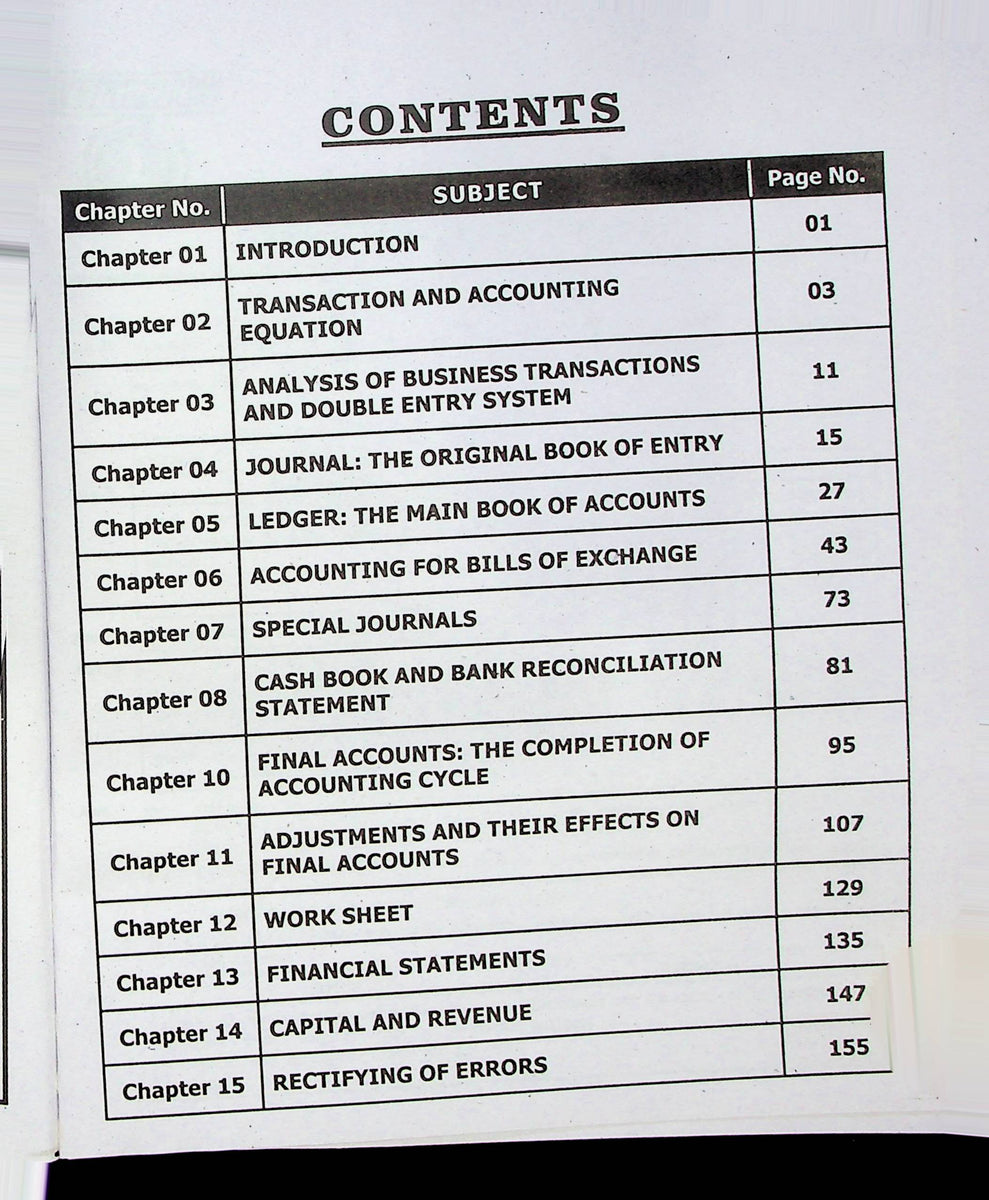 Aa. Principles Of Accounting Icom1 Kb Ma. Sa. – Iftikhar Book Depot