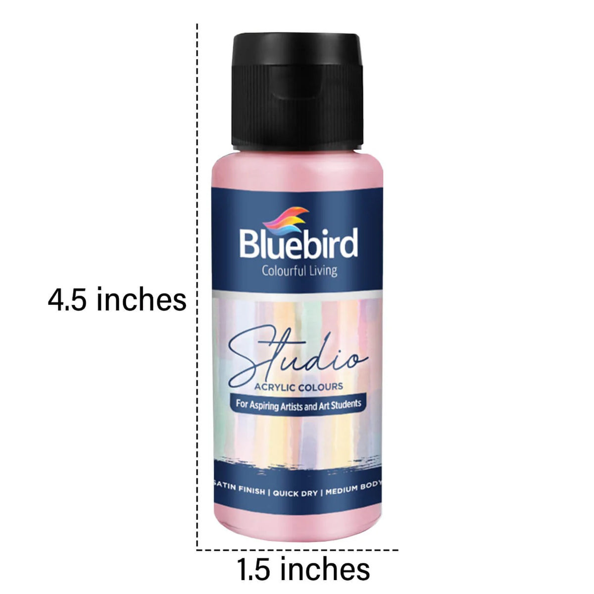 Studio Acrylic Paint | Set of 6 | All Shades | Bluebird | Artist-Grade ...
