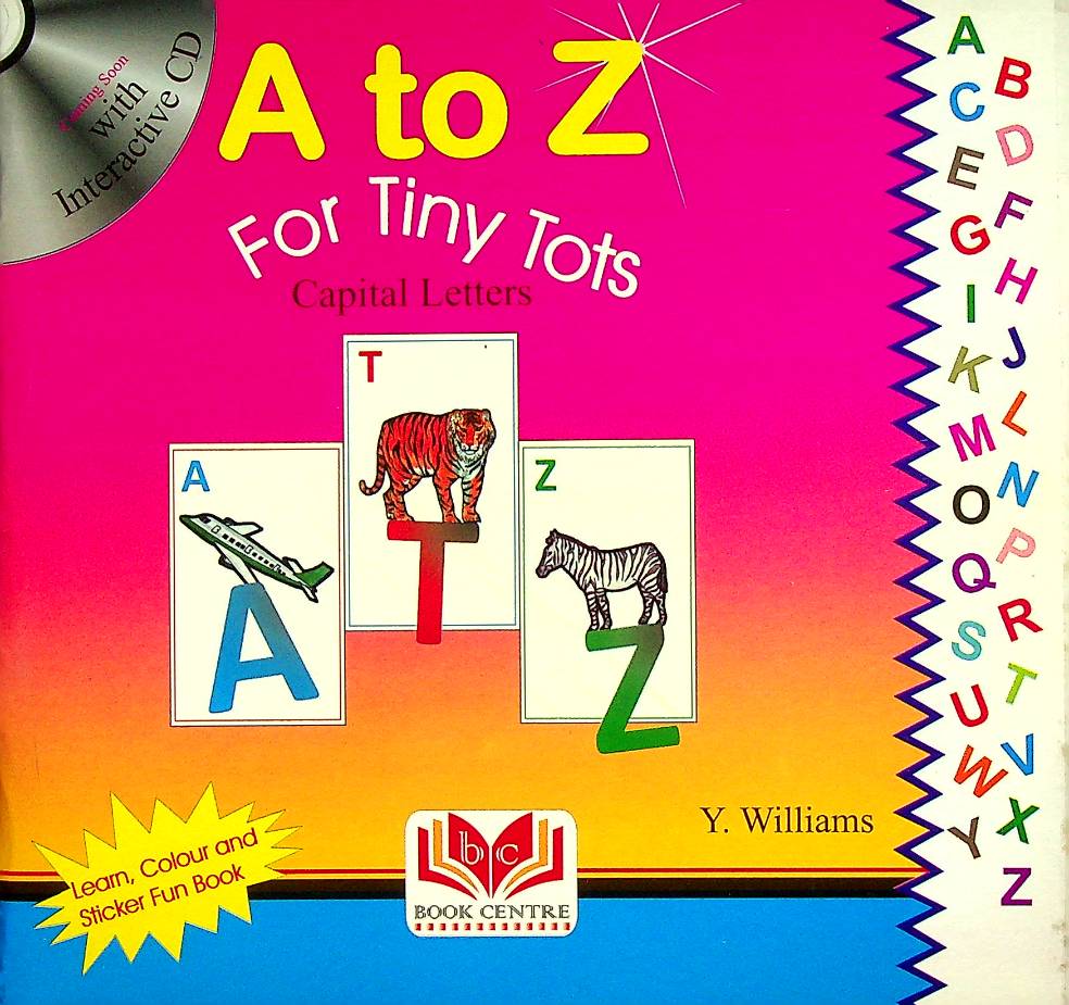 A To Z For Tiny Tots Capital Letters – Iftikhar Book Depot