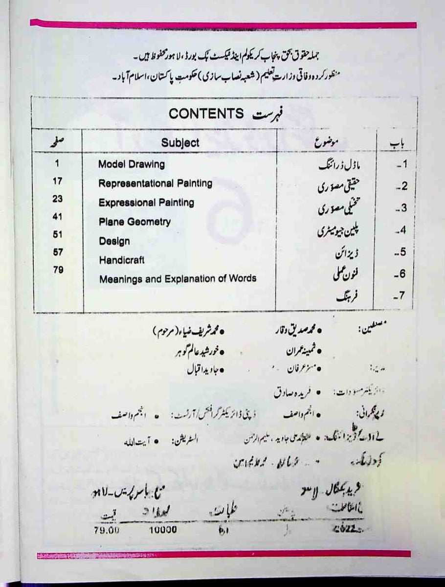 Art and Drawing | Class 6 | PTB | 1st Edition – Iftikhar Book Depot