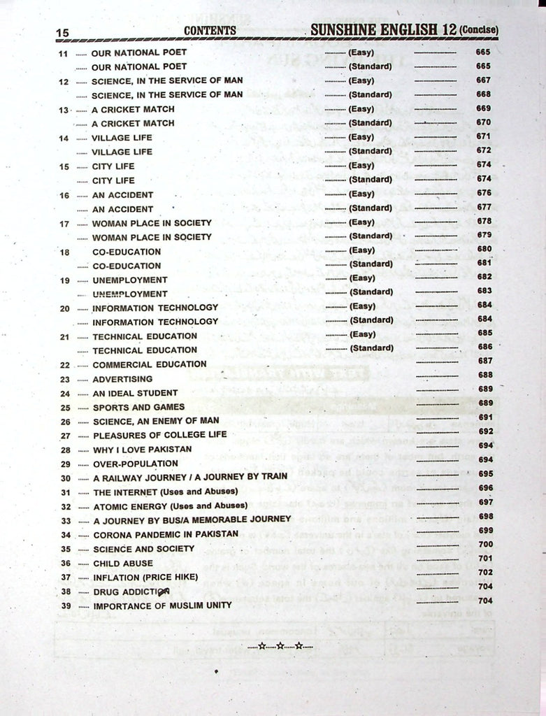 Sunshine English F.A Part 2 Concise Edition – Iftikhar Book Depot