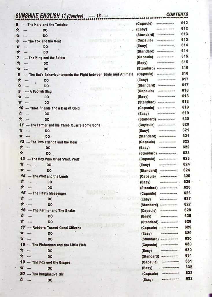 Sunsine English Fa1 Concies Edition – Iftikhar Book Depot