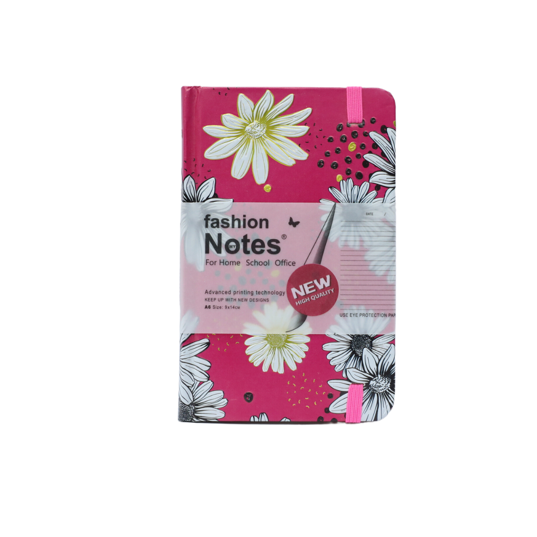 Note Book Pink Floral – Iftikhar Book Depot