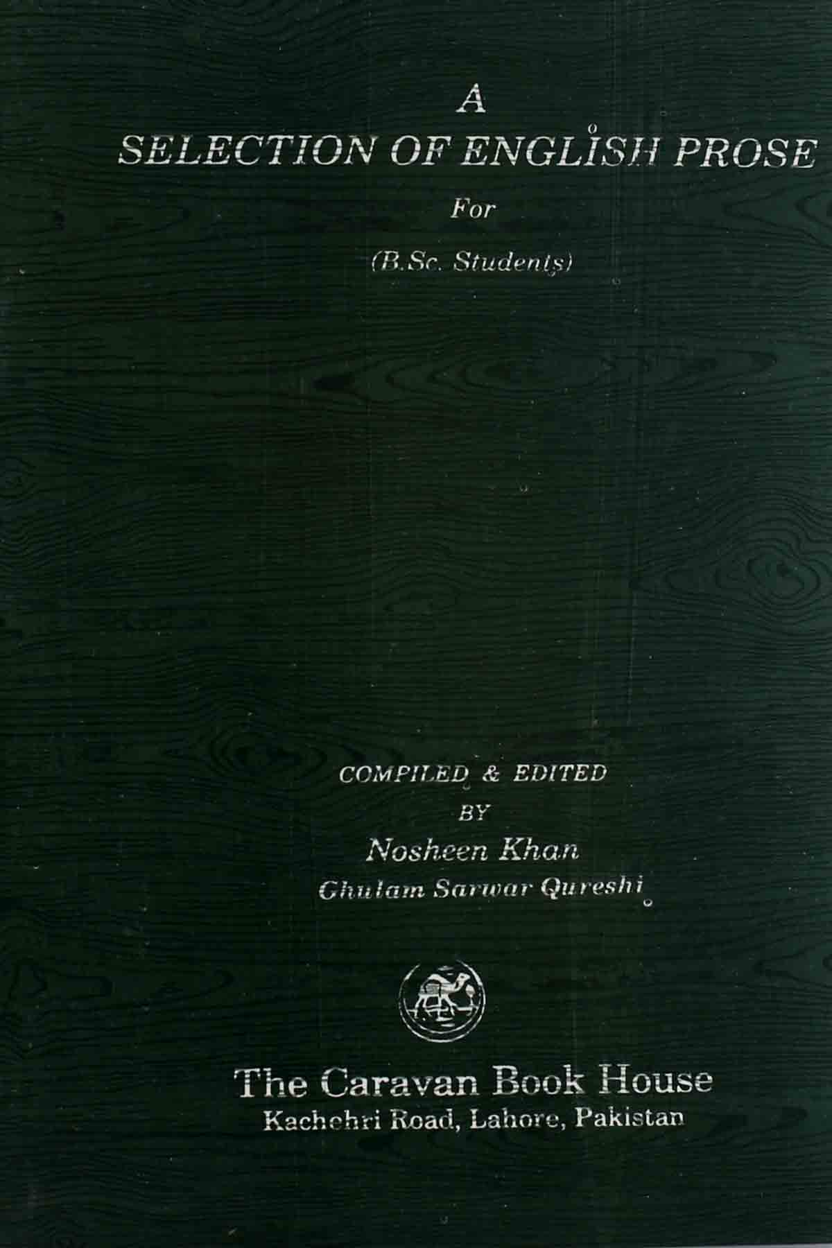 A Selection of English Prose for B.Sc Students Text Book – Iftikhar ...