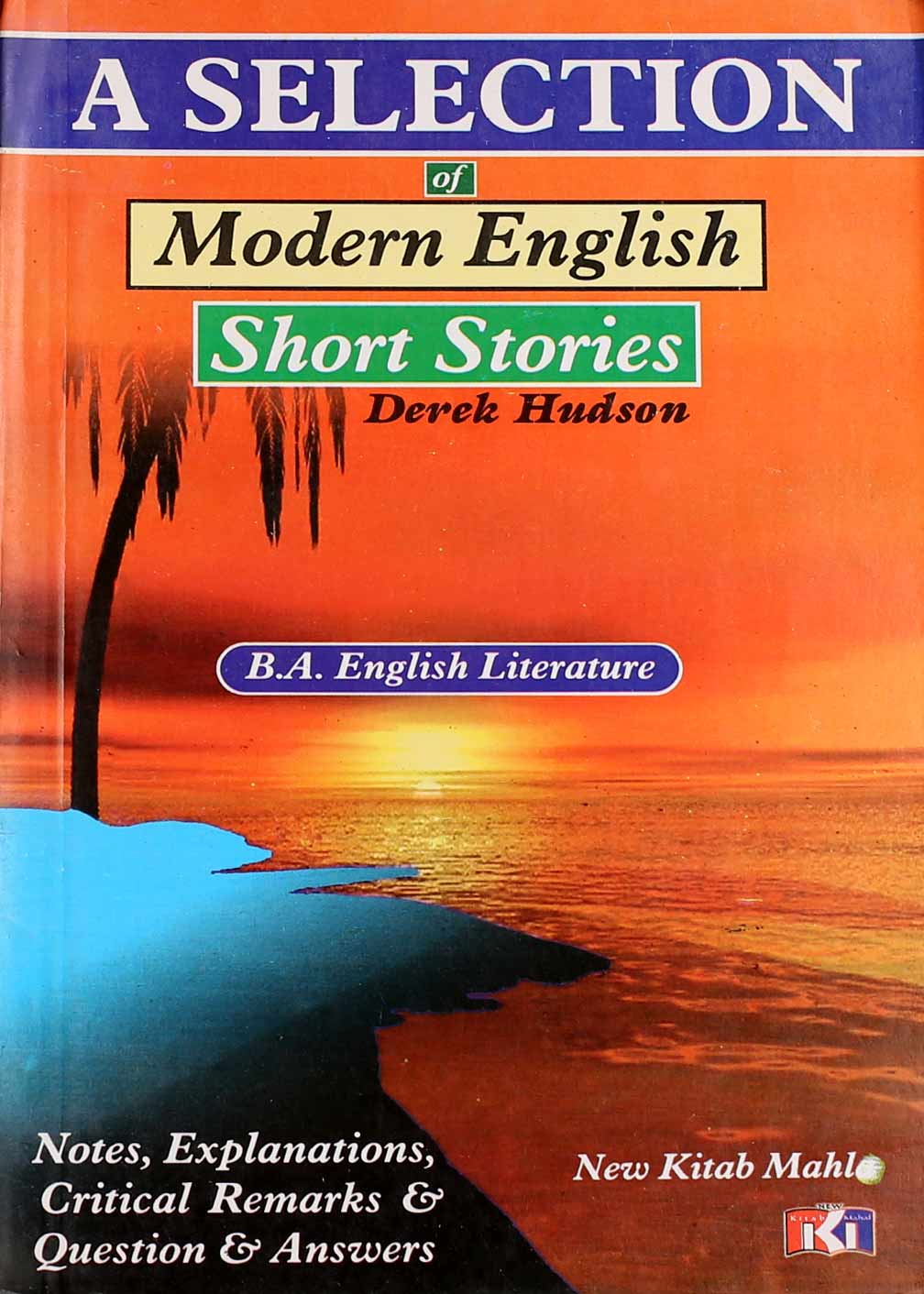 A Selection of Modren English Short Stories B.A Literature – Iftikhar ...