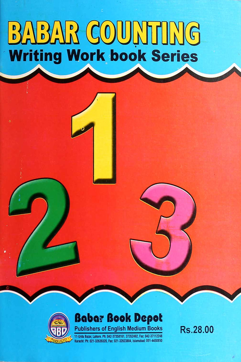 Babar Counting Writing Work Book Series – Iftikhar Book Depot