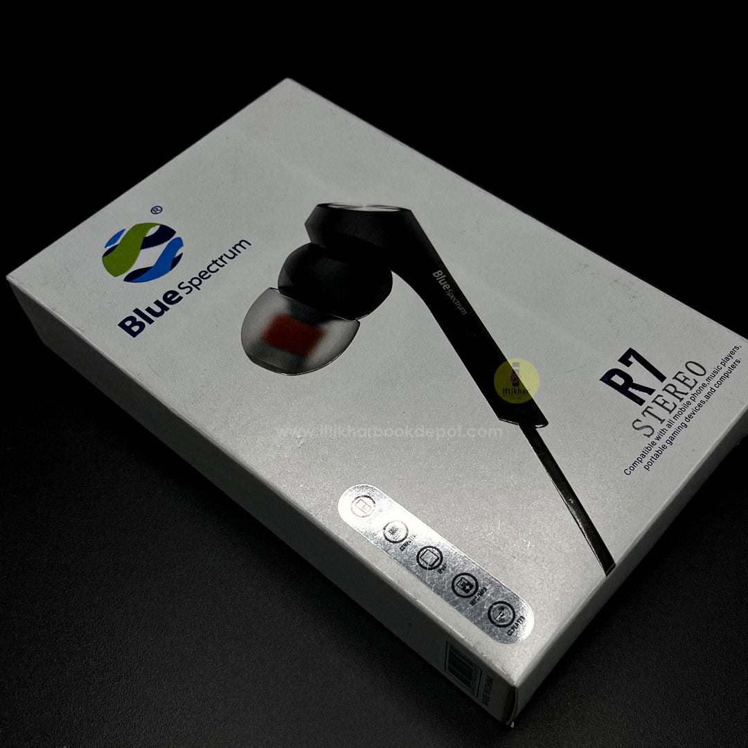Blue Spectrum R-7 Stereo Earphone – Iftikhar Book Depot
