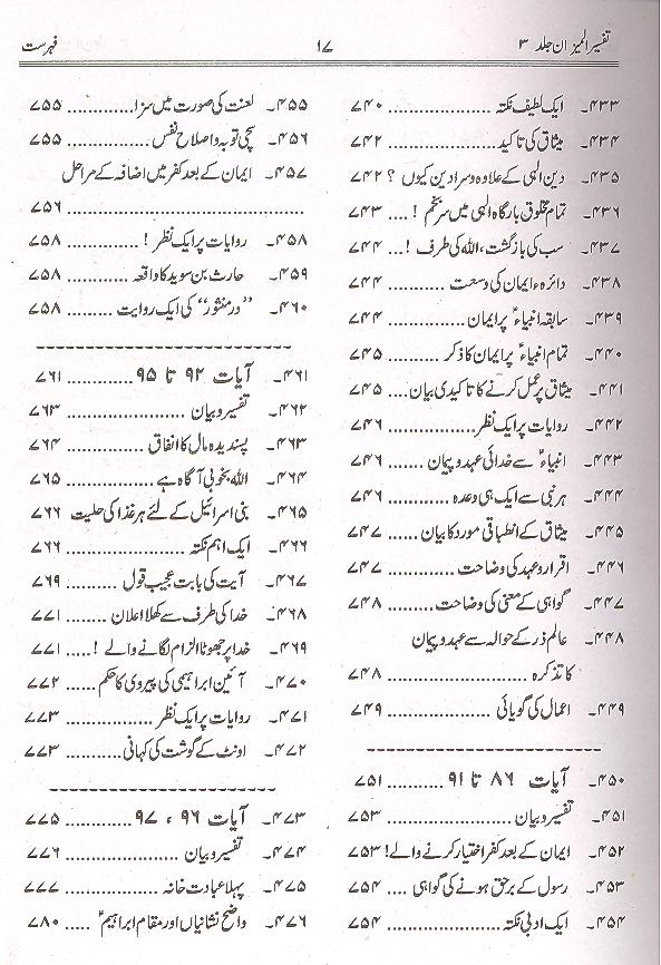 Tafseer al Mizan Part 3 | 3 المیزان فی تفسیر القرآن – Iftikhar Book Depot