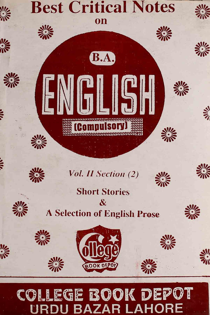 Best Critical Notes on B.A English Compulsory key Book – Iftikhar Book ...