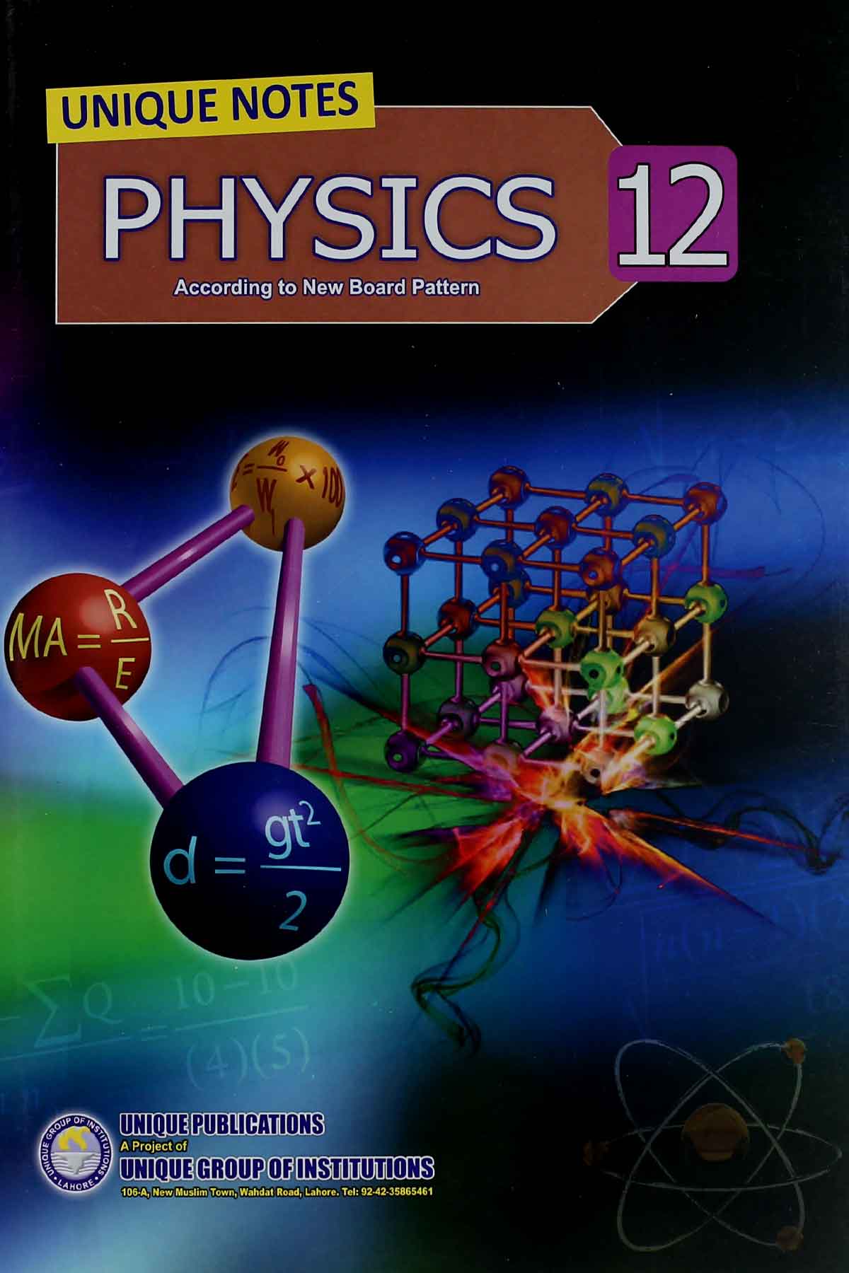 Unique Notes Physics Class 12 F.SC Part 2 – Iftikhar Book Depot